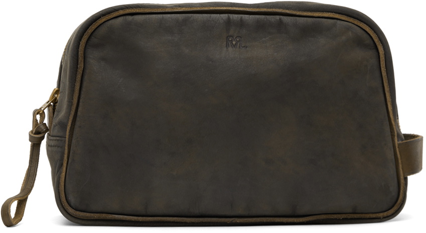 RRL Brown Travel Pouch RRL