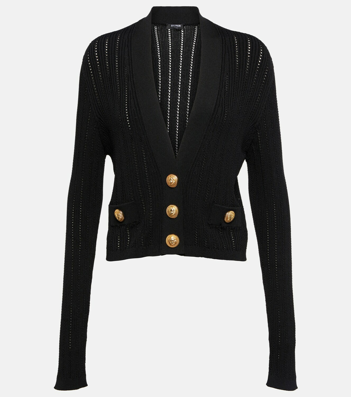 Balmain Cropped knit cardigan Balmain