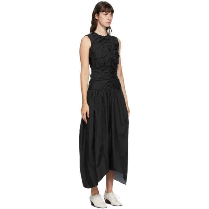 Markoo Black Gathered Dress Markoo