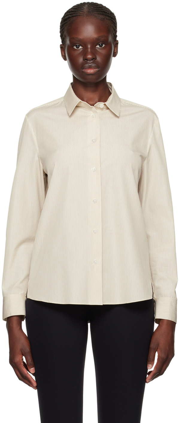 The Row Beige Sadie Shirt The Row
