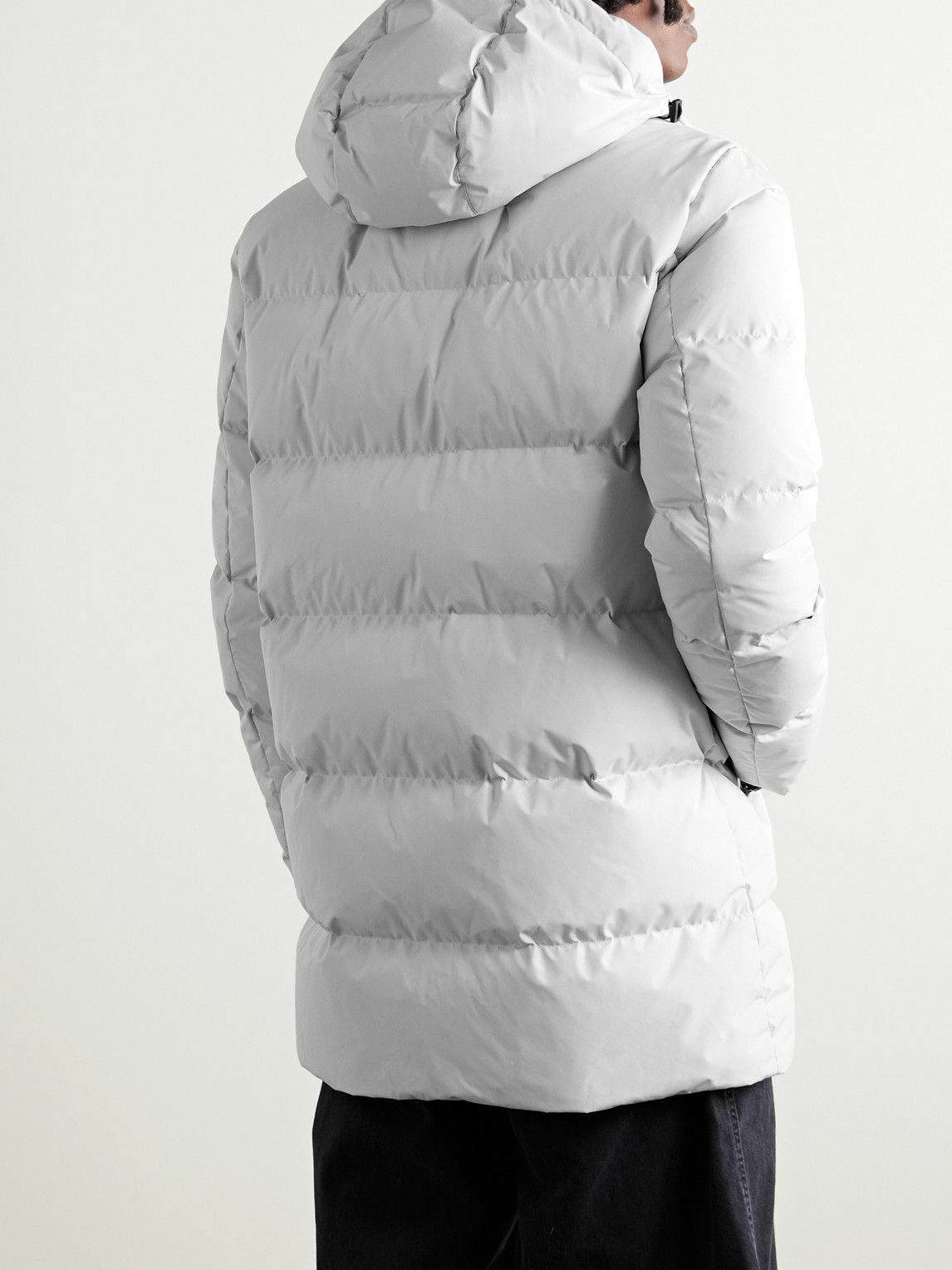 Herno Laminar - Laminar Quilted GORE-TEX Hooded Down Jacket - Gray Herno
