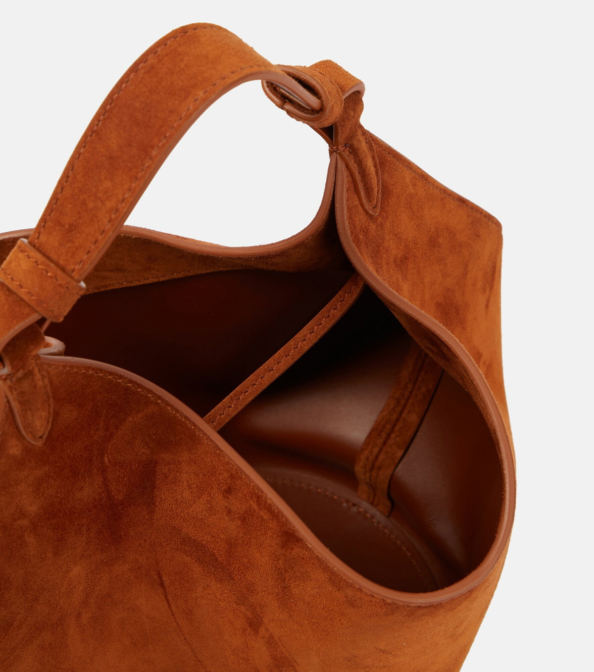 Khaite - Lotus Mini suede tote bag Khaite