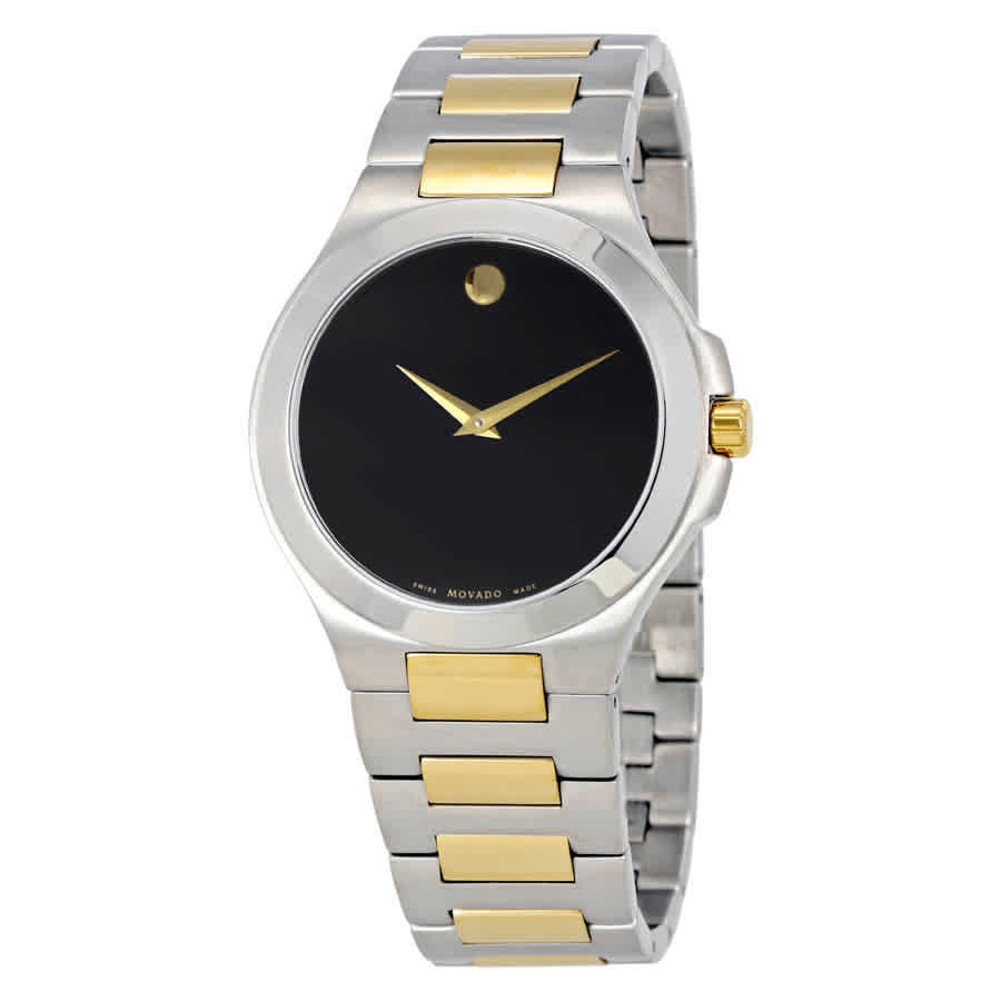 Movado Collection Black Dial Two-tone Mens Watch 0606907 Movado