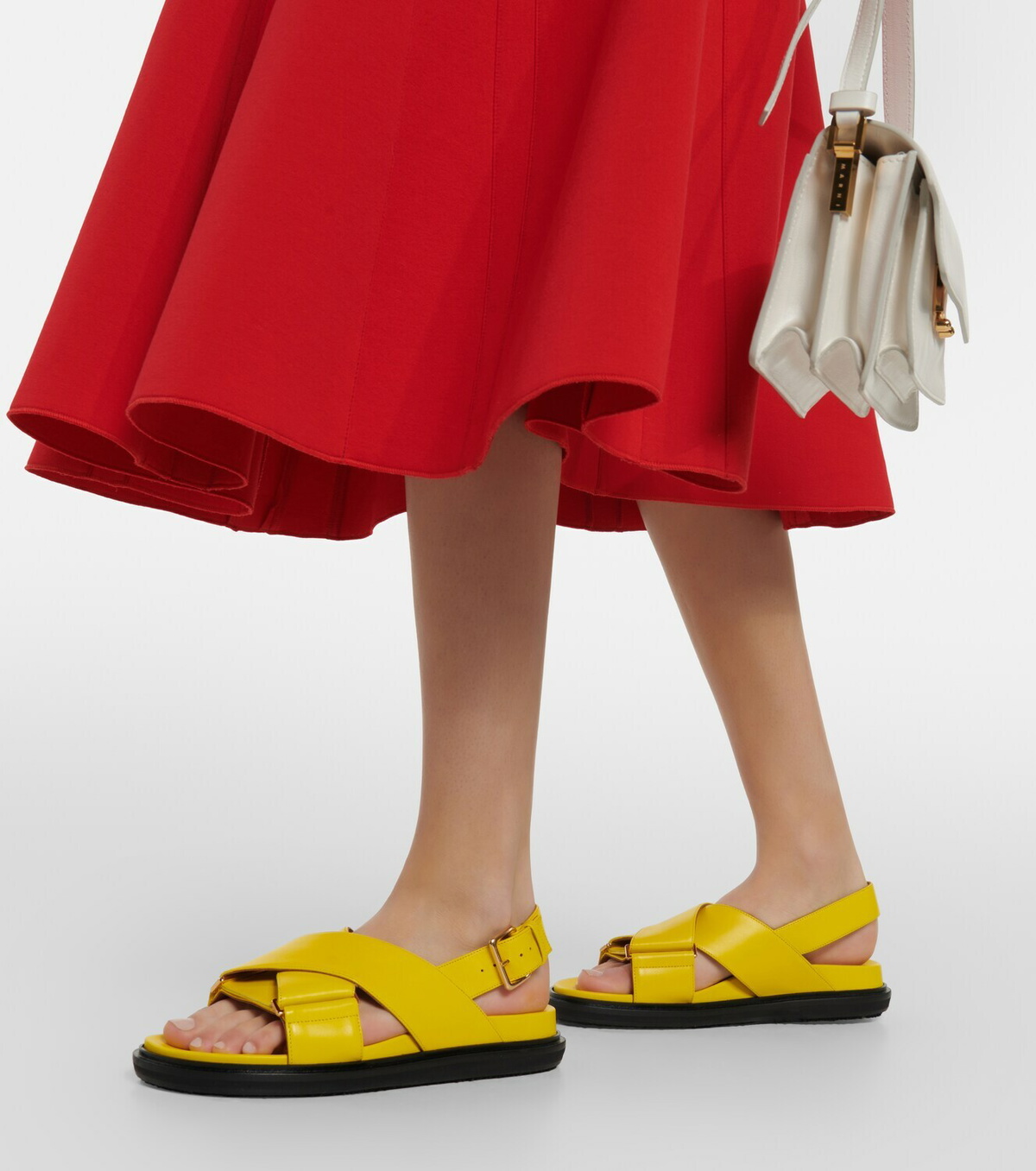 Marni - Fussbett leather sandals Marni