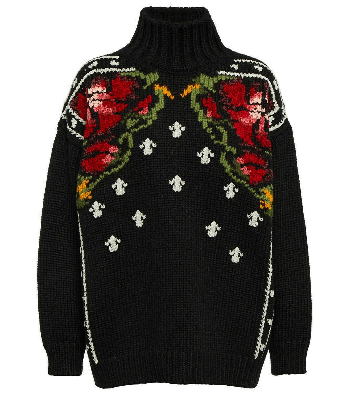 Golden Goose - Embroidered wool-blend sweater Golden Goose Deluxe Brand