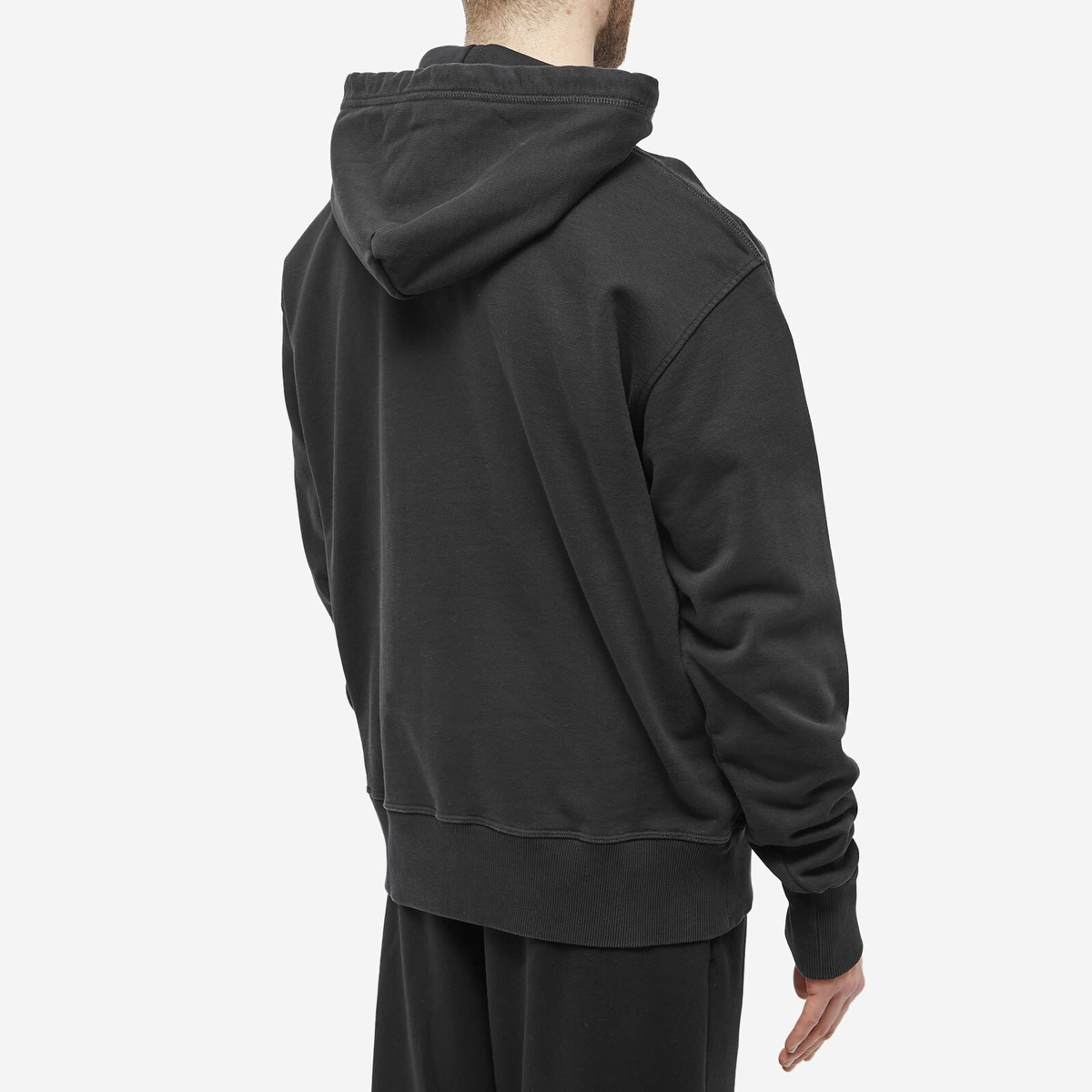 Maison Margiela Men's Patch Hoody in Black Maison Margiela