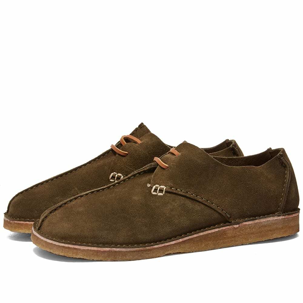 Yogi Men's Suede Caden Shoe in Olive Yogi