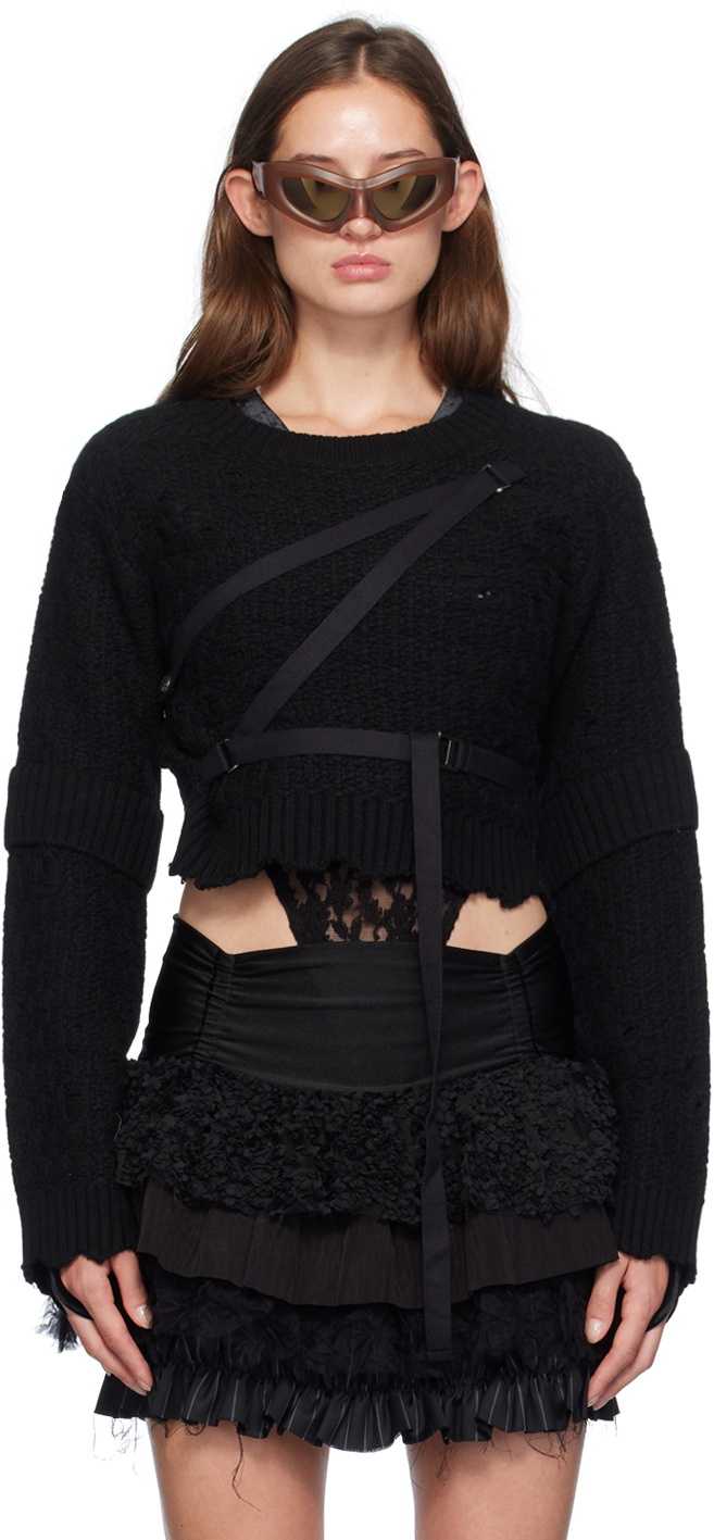 Andersson Bell Black Nora Strap Sweater Andersson Bell