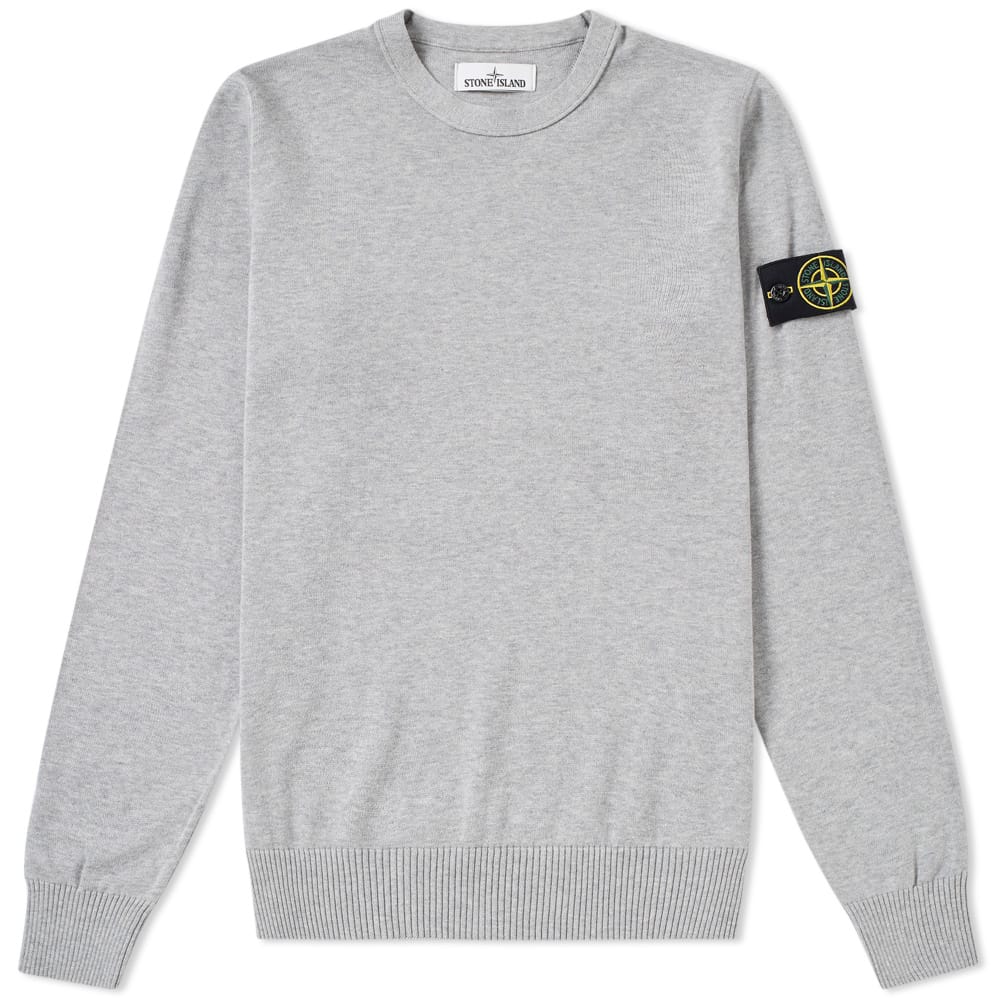Stone Island Soft Cotton Crew Neck Knit Stone Island