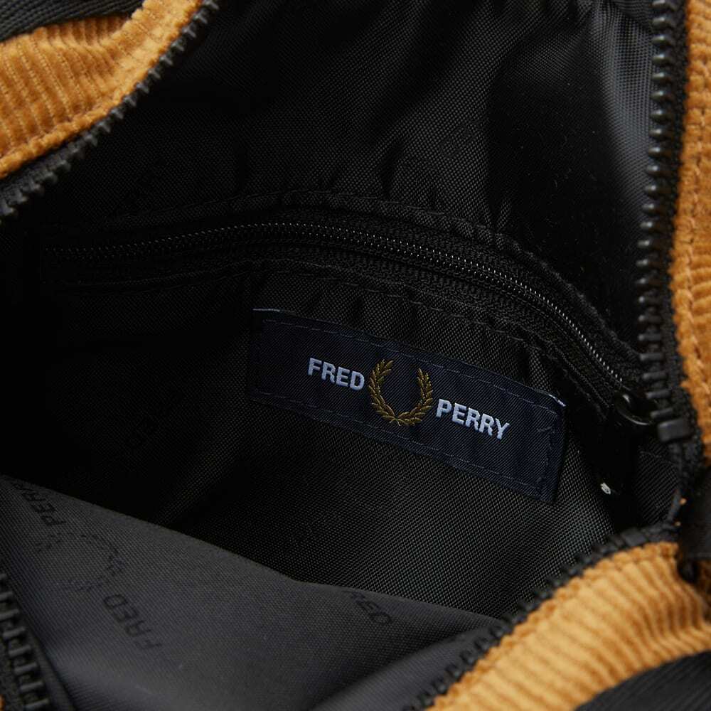 Fred Perry Men's Cord Cross Body Bag in Caramel Fred Perry