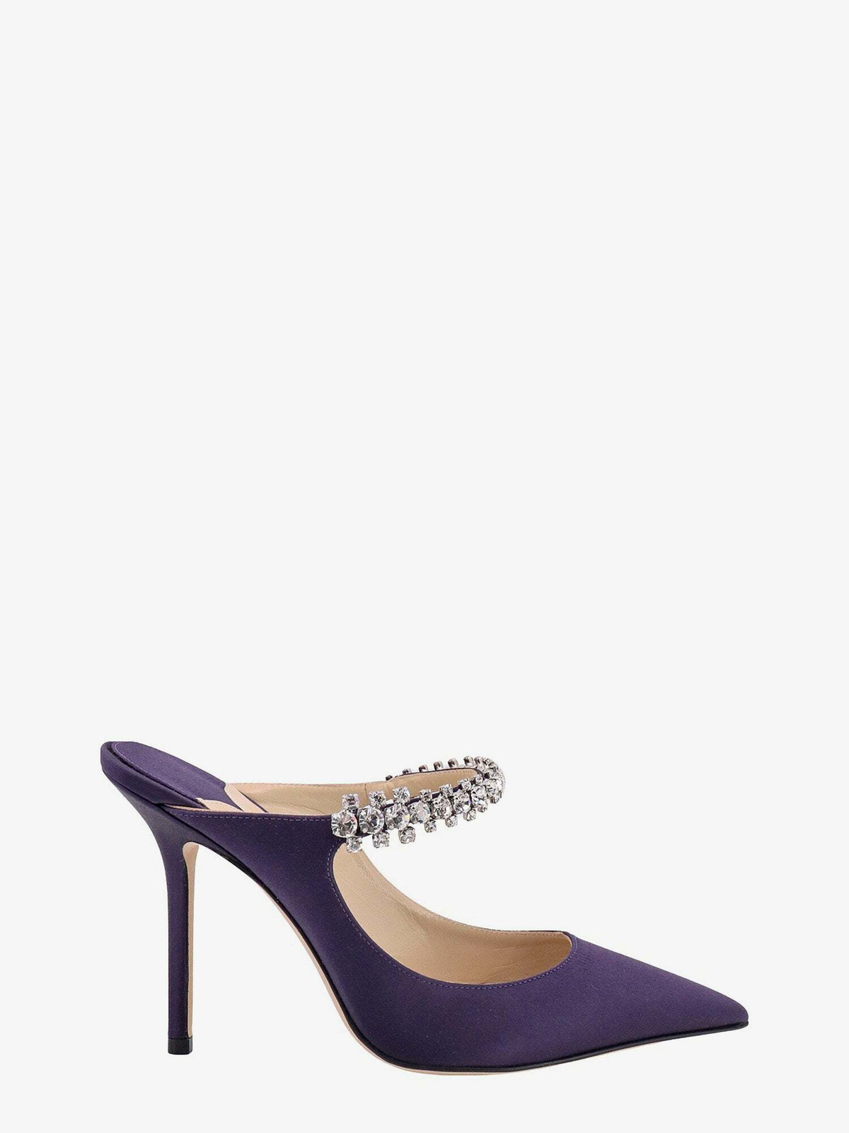 Jimmy Choo Mule Purple Womens Jimmy Choo