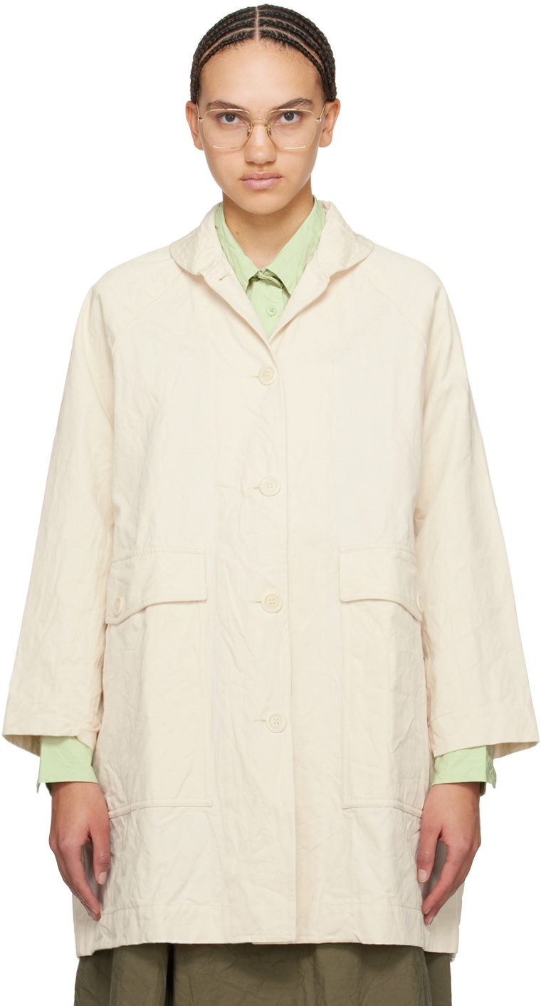 CASEY CASEY Off-White Mathilde Coat CASEY CASEY