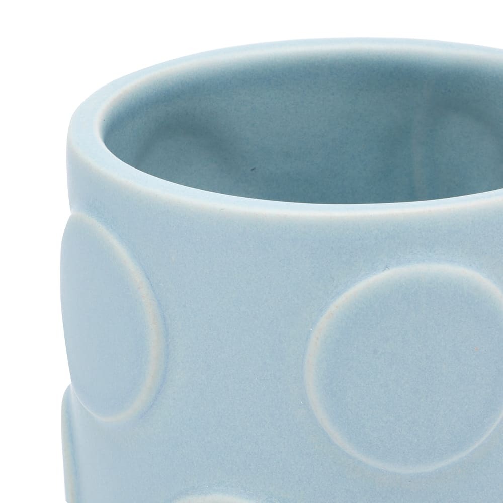 The Conran Shop Spots Plant Pot in Light Blue The Conran Shop