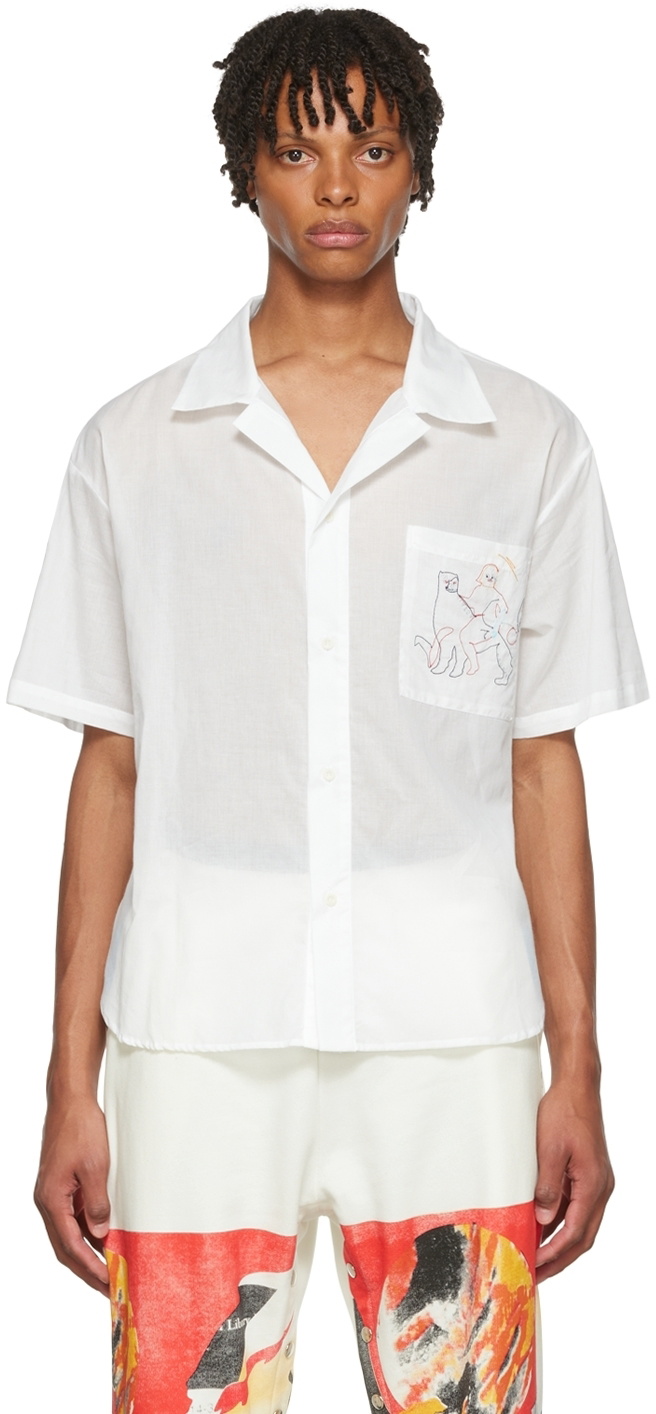 Bethany Williams White Organic Cotton Shirt Bethany Williams