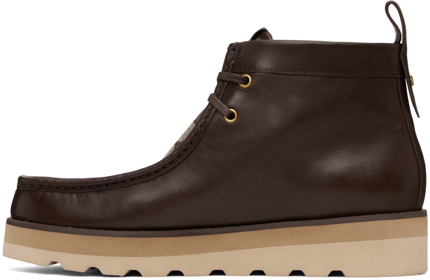Coach 1941 Brown Jacquard Logo Boots Coach 1941