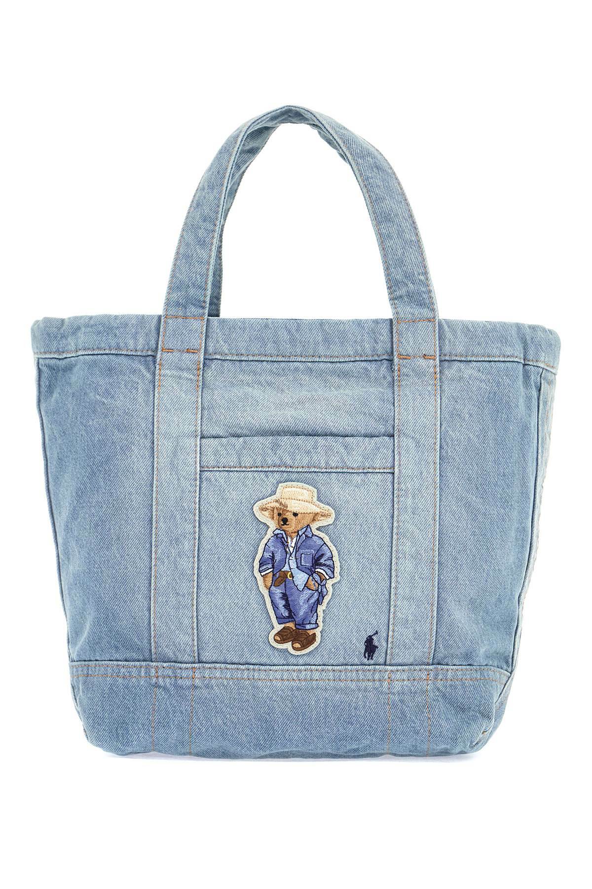 POLO RALPH LAUREN small polo bear tote bag Blue Polo Ralph Lauren