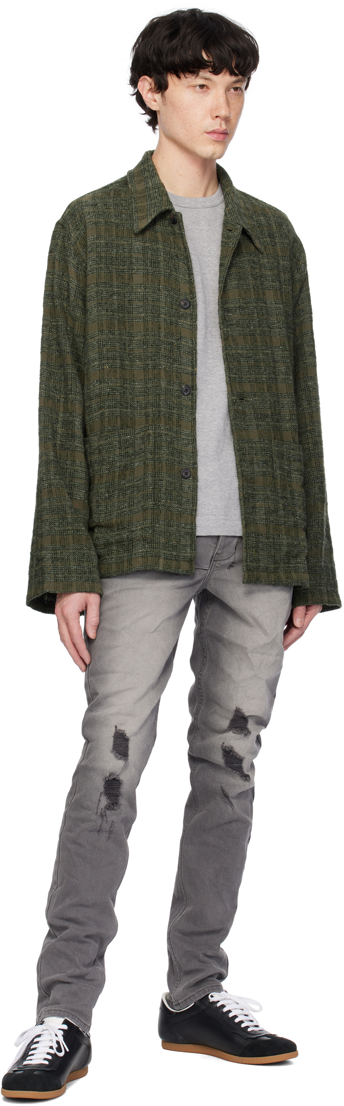Ksubi Gray Chitch Prodigy Trashed Jeans Ksubi