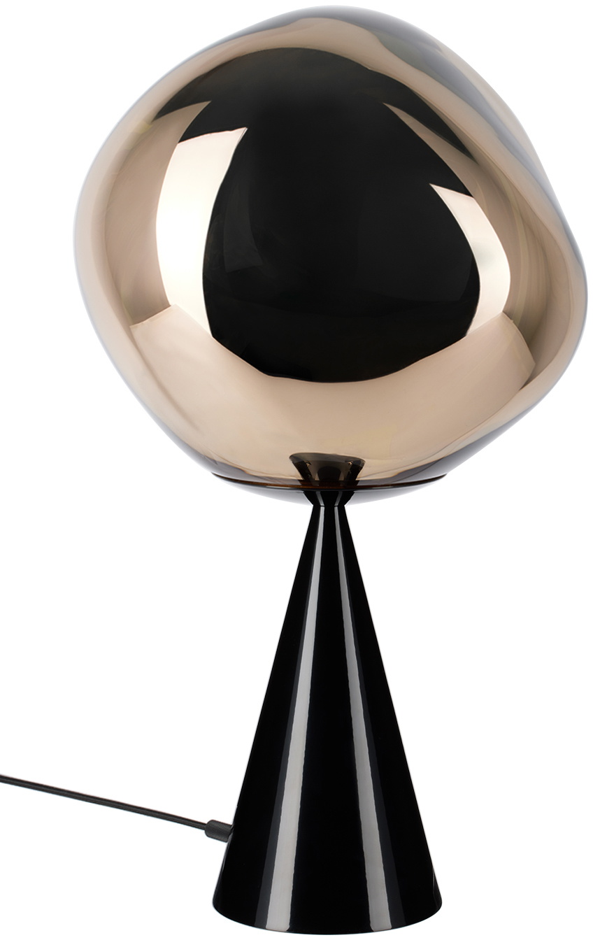 Tom Dixon Gold Melt Cone Fat Table Lamp Tom Dixon