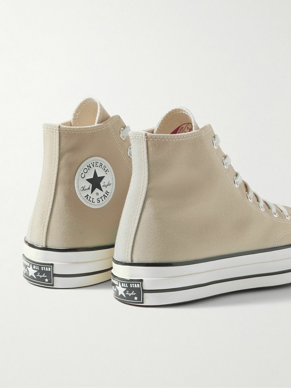 Converse - Chuck 70 Canvas High-Top Sneakers - Neutrals Converse