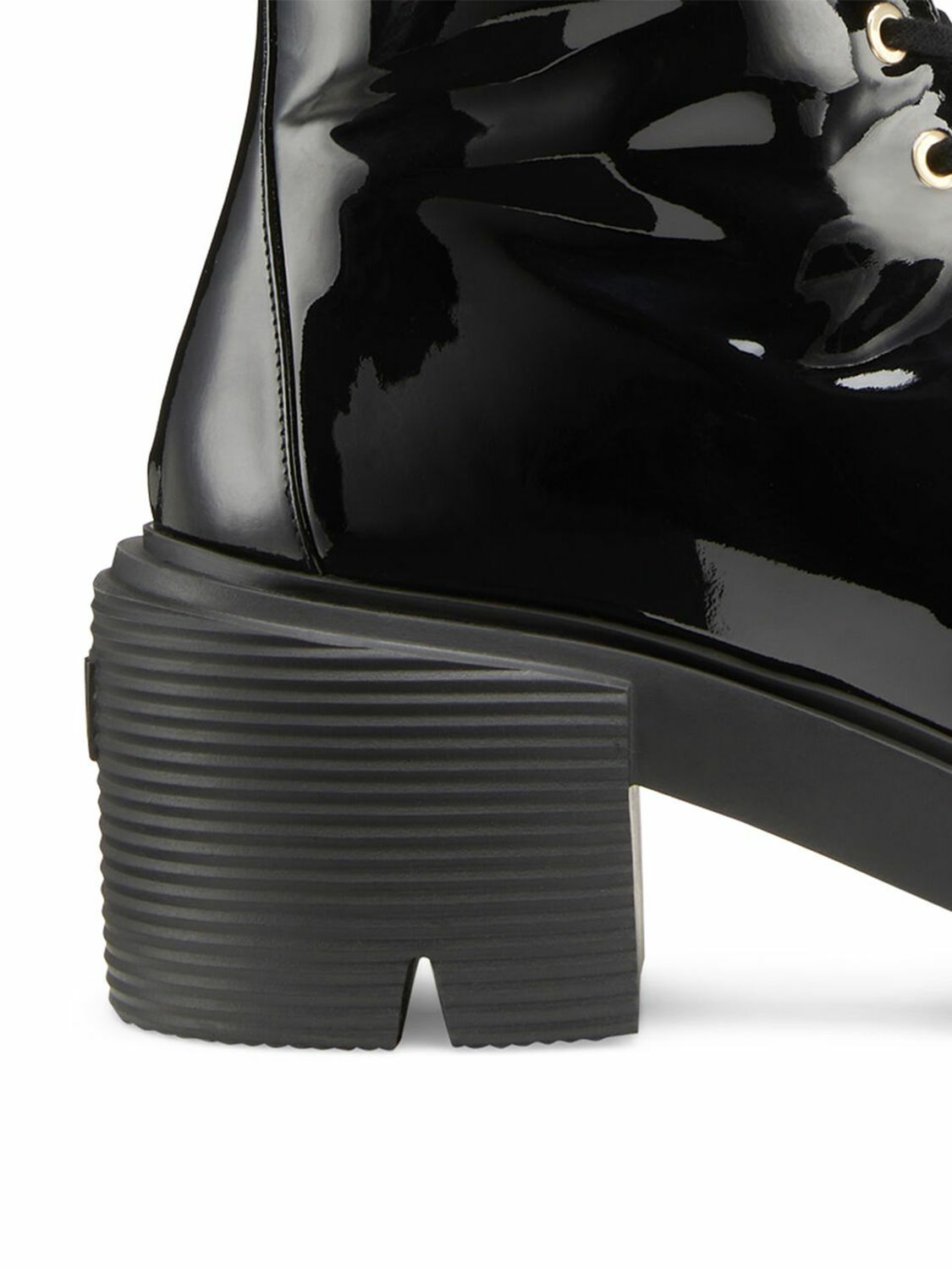 STUART WEITZMAN - 60mm Soho Patent Leather Combat Boots Stuart Weitzman