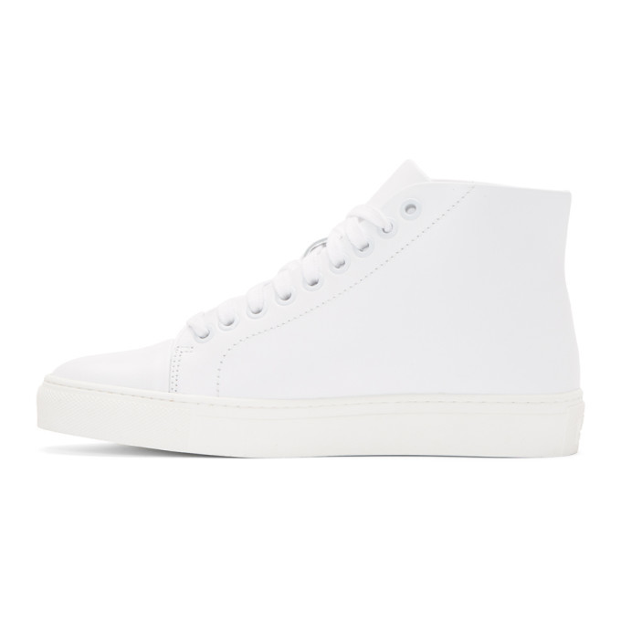 Versus White Lion High-Top Sneakers Versus
