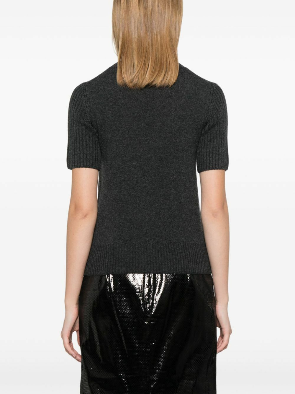 KHAITE Black Cashmere Top Khaite
