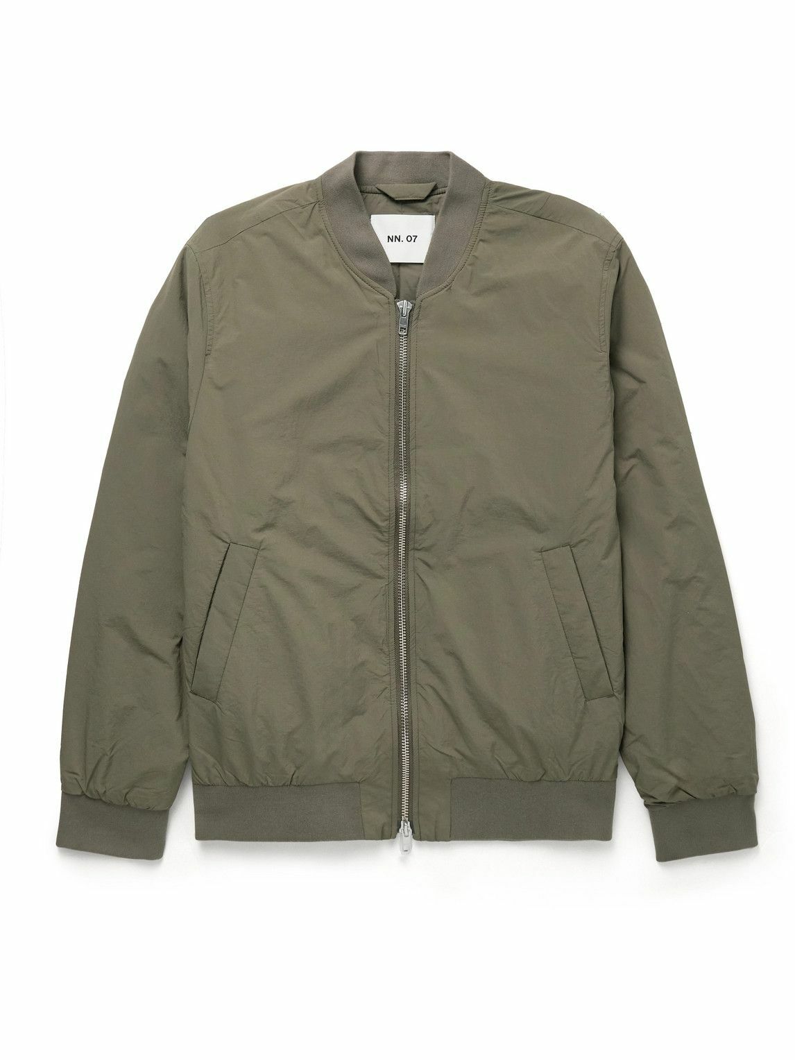 NN07 - Dixon 8280 Recycled-Shell Bomber Jacket - Green NN07