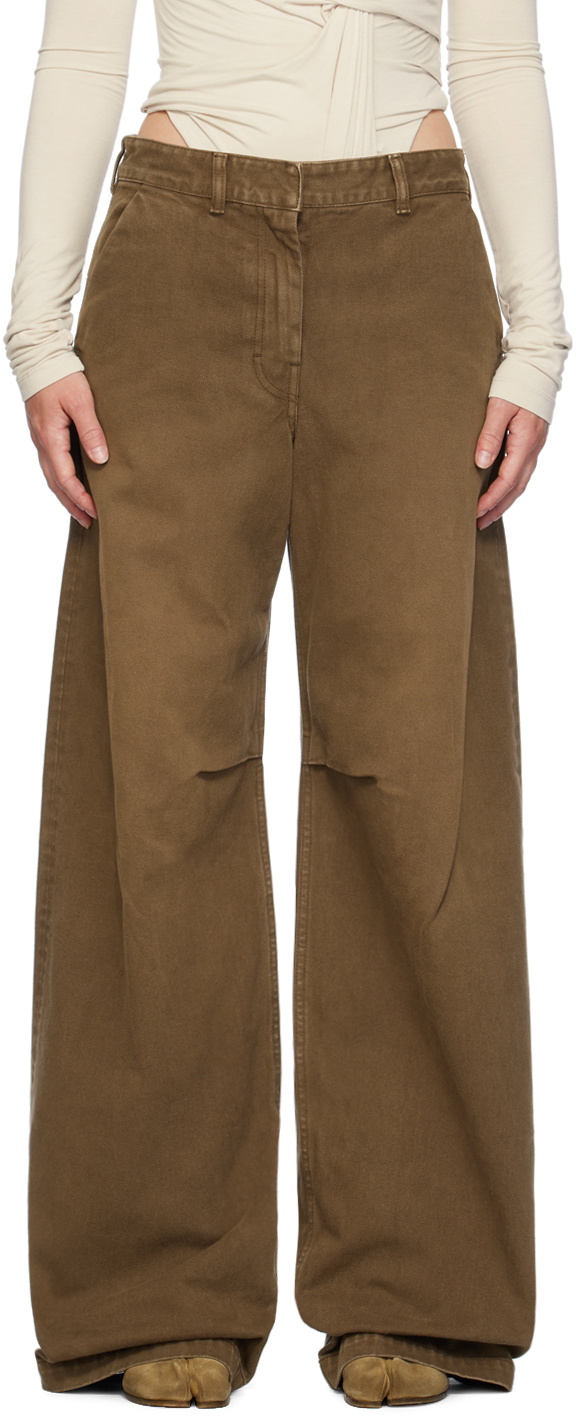 Entire Studios Brown Dem Jeans Entire Studios