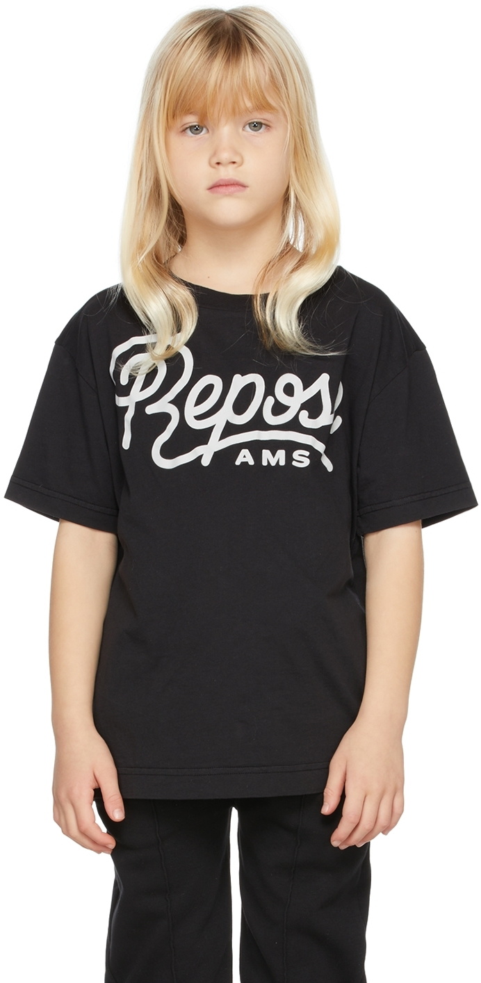 Repose AMS Kids Black Logo T-Shirt Repose AMS
