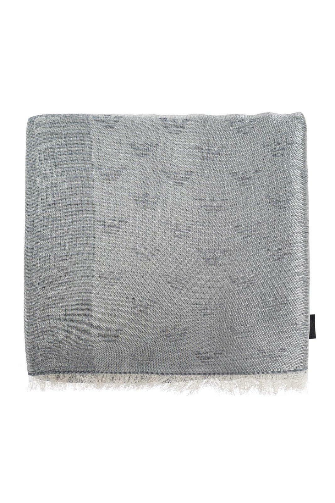 Emporio Armani Gradient-effect Jacquard Stole Emporio Armani