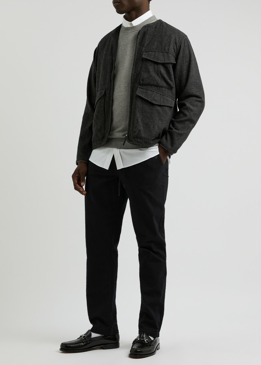 Universal Works Parachute Liner Woven Jacket Grey Universal Works