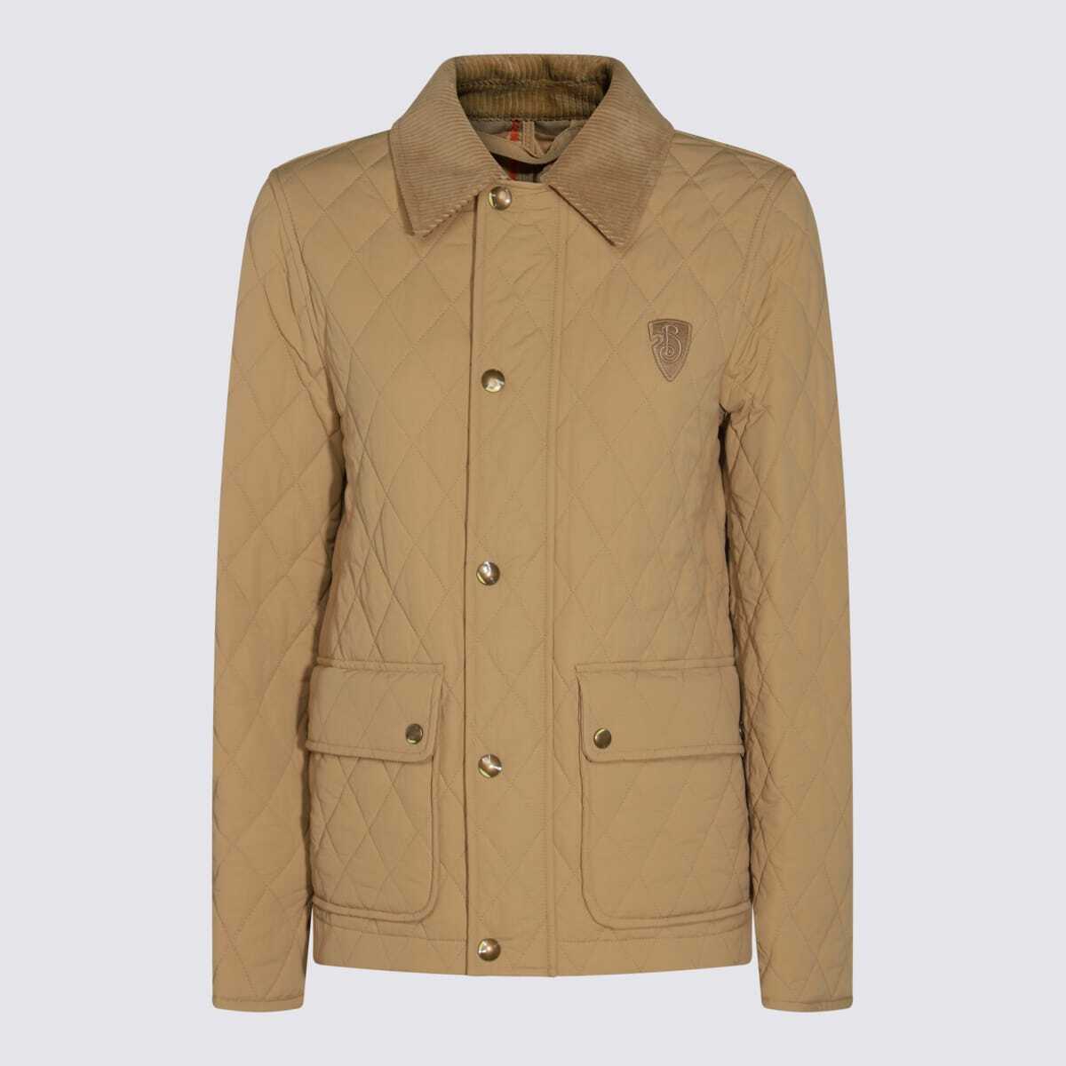Burberry Beige Down Jacket Burberry