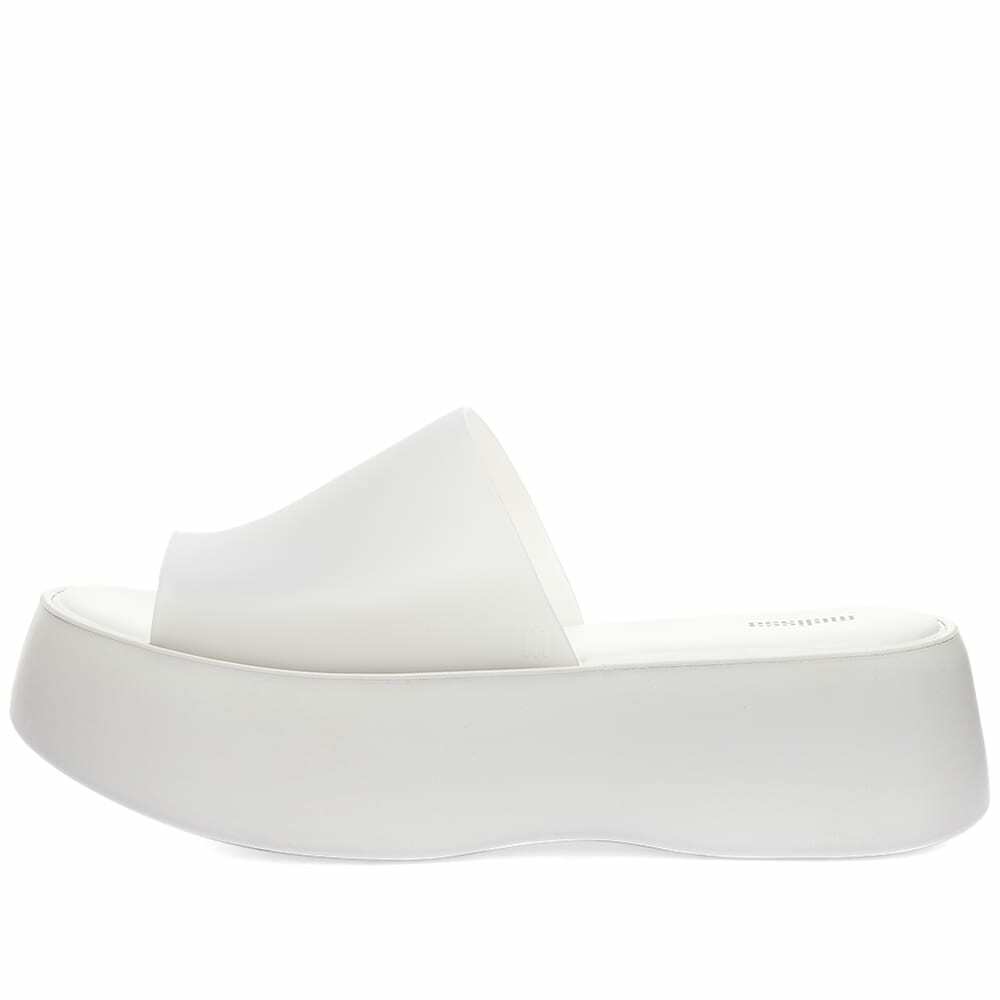 Melissa Women's Becky Platform Slider in White Frost Melissa