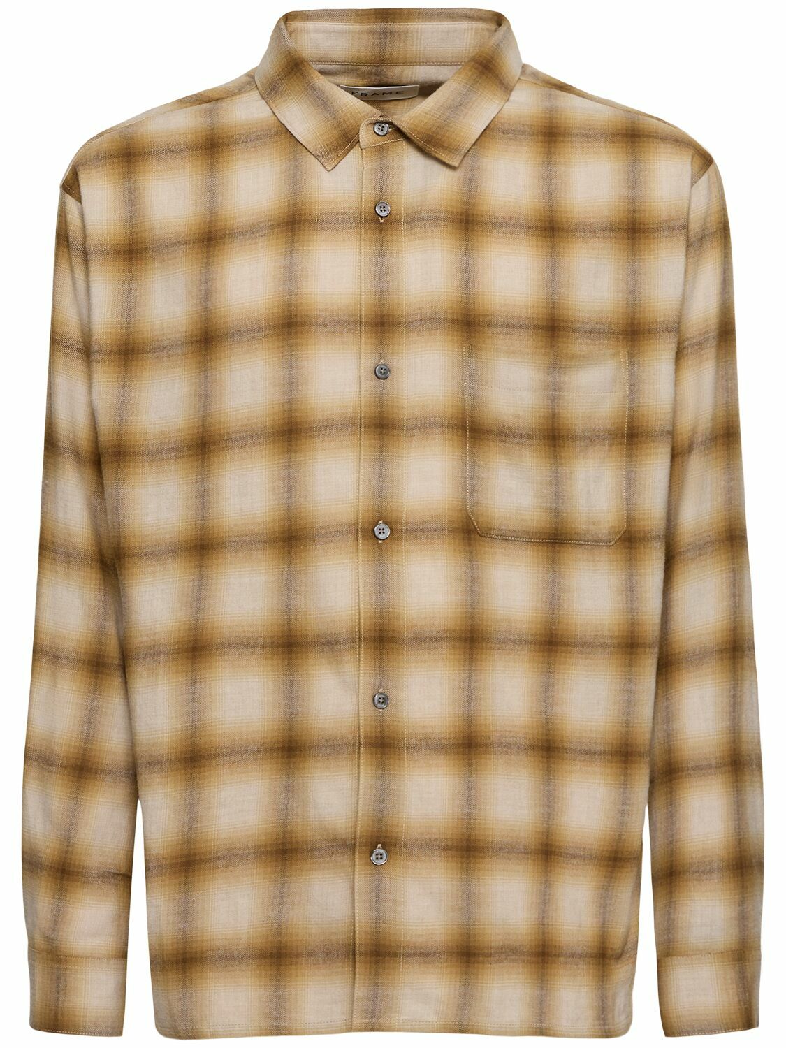 FRAME Lightweight Plaid Shirt Frame Denim