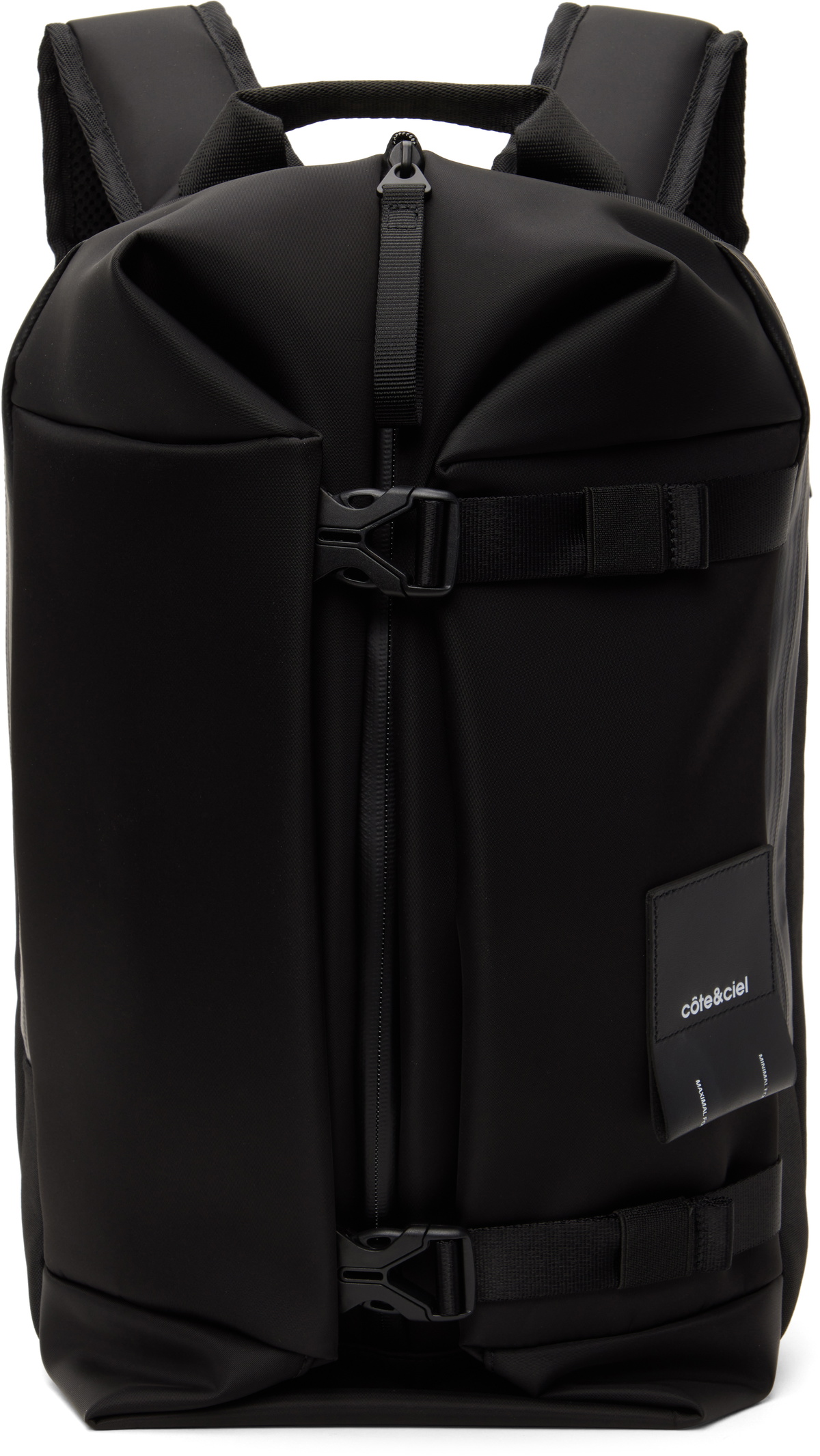 Côte&Ciel Black Yukon Sleek Backpack Cote & Ciel