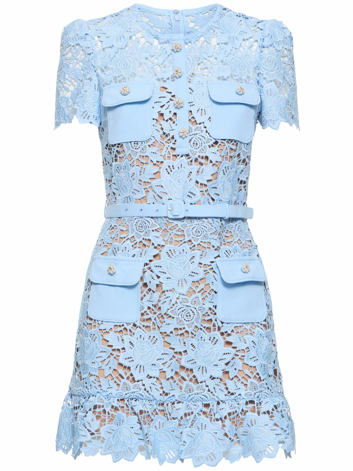 SELF-PORTRAIT - Lace Mini Dress Self-Portrait