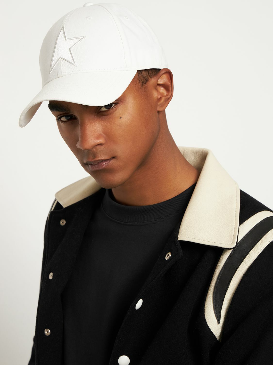 GOLDEN GOOSE - Star Cotton Baseball Hat Golden Goose Deluxe Brand
