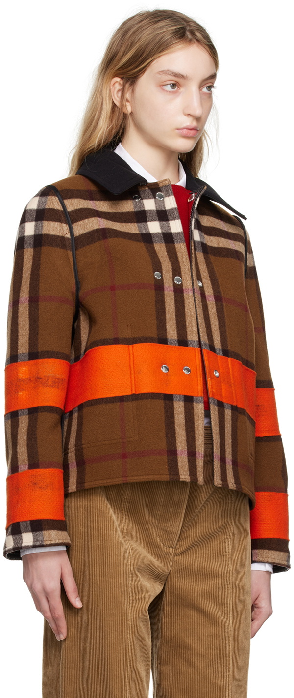 Burberry Red Striped Jacket Burberry