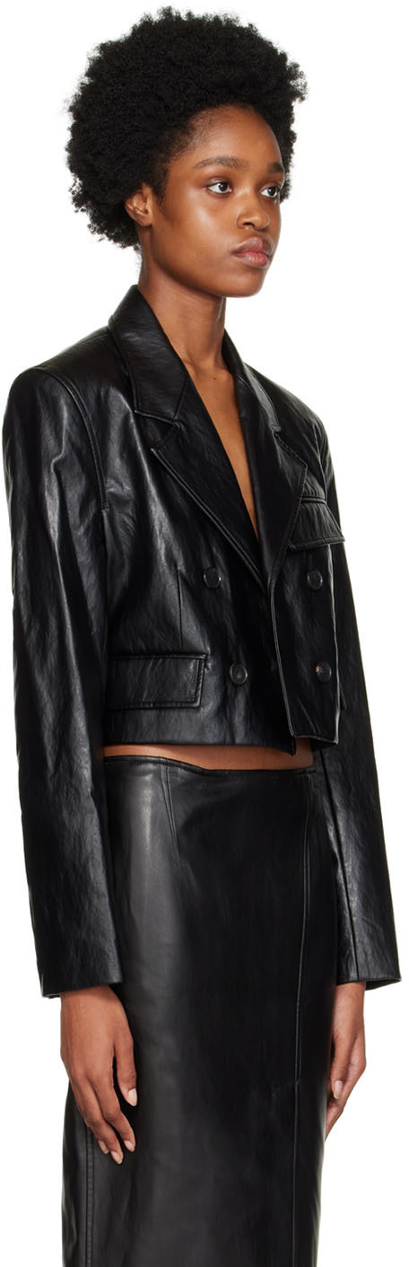 Recto Black Crop Jacket Recto