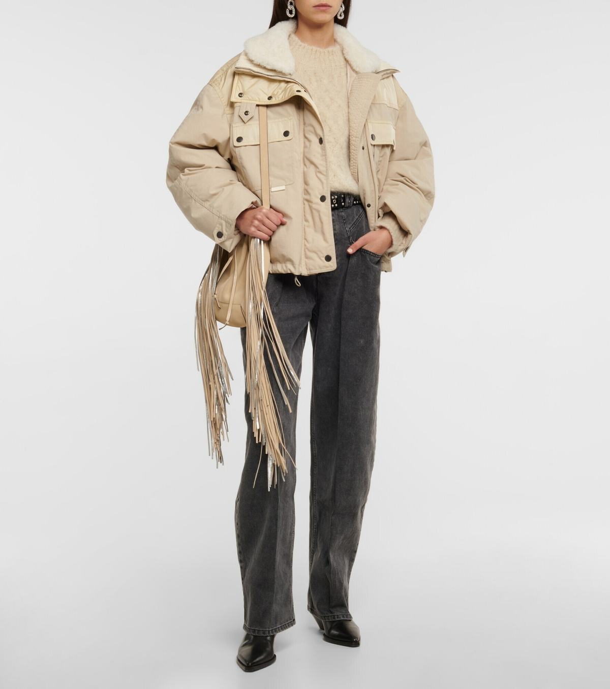 Isabel Marant - Shearling-lined jacket Isabel Marant