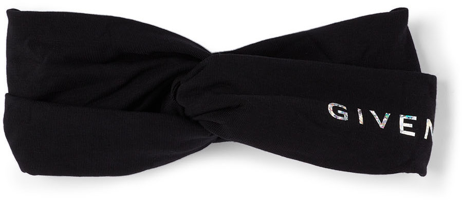 Givenchy Kids Black Logo Headband Givenchy