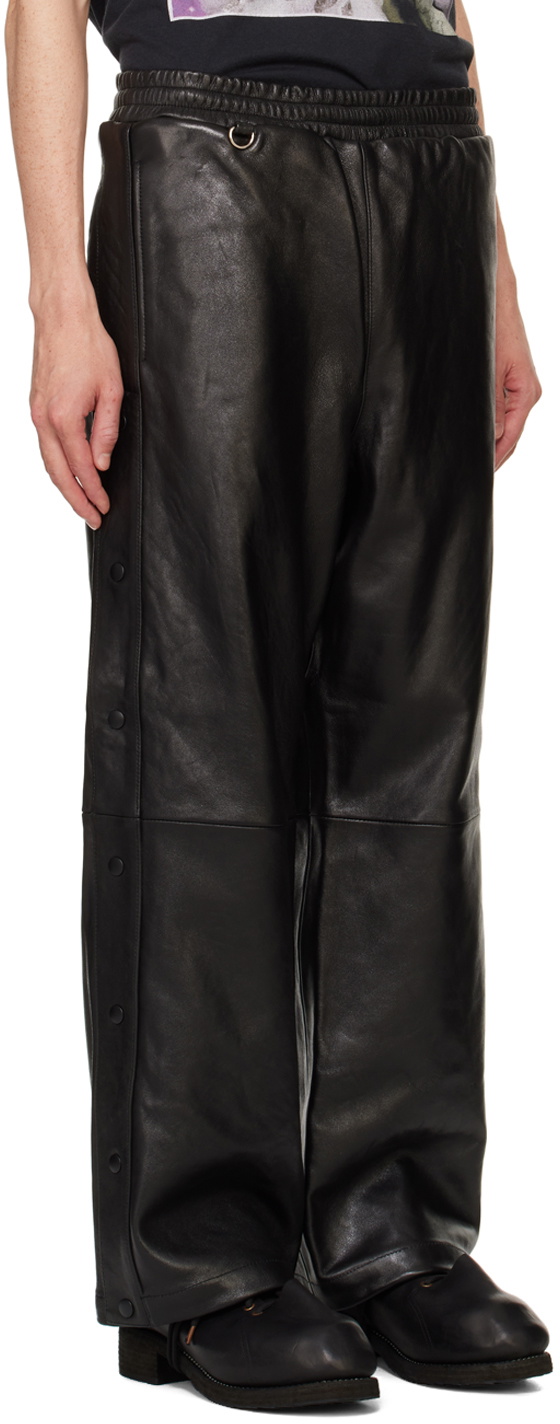 doublet Black Leather Basketball Pants Doublet