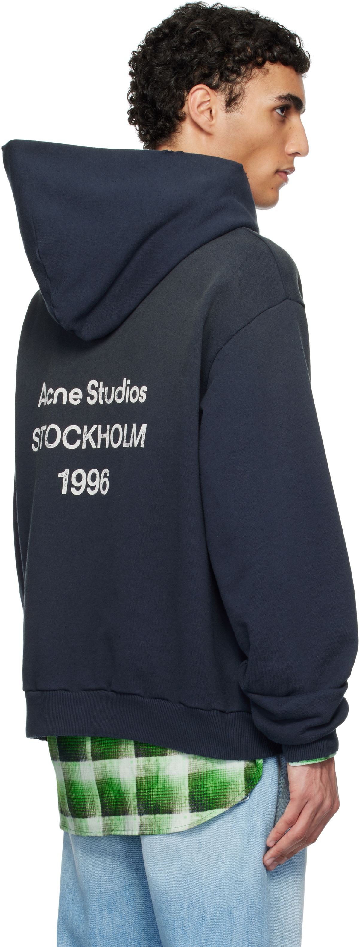 Acne Studios Black Logo Hoodie Acne Studios