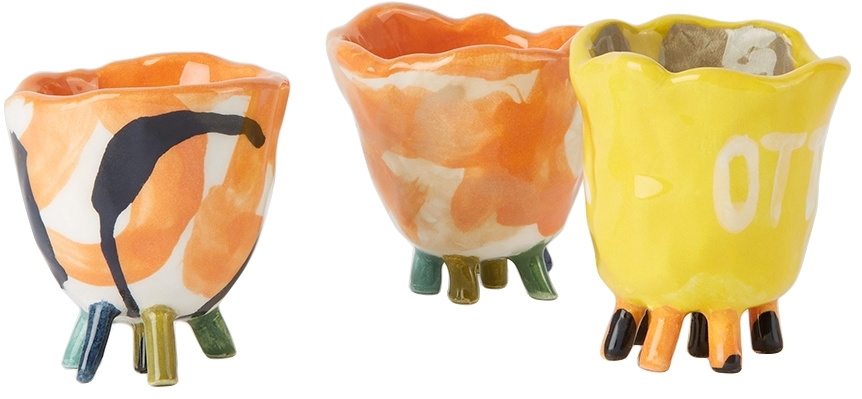Ottolinger SSENSE Exclusive Orange & Yellow Espresso Cup Set Ottolinger