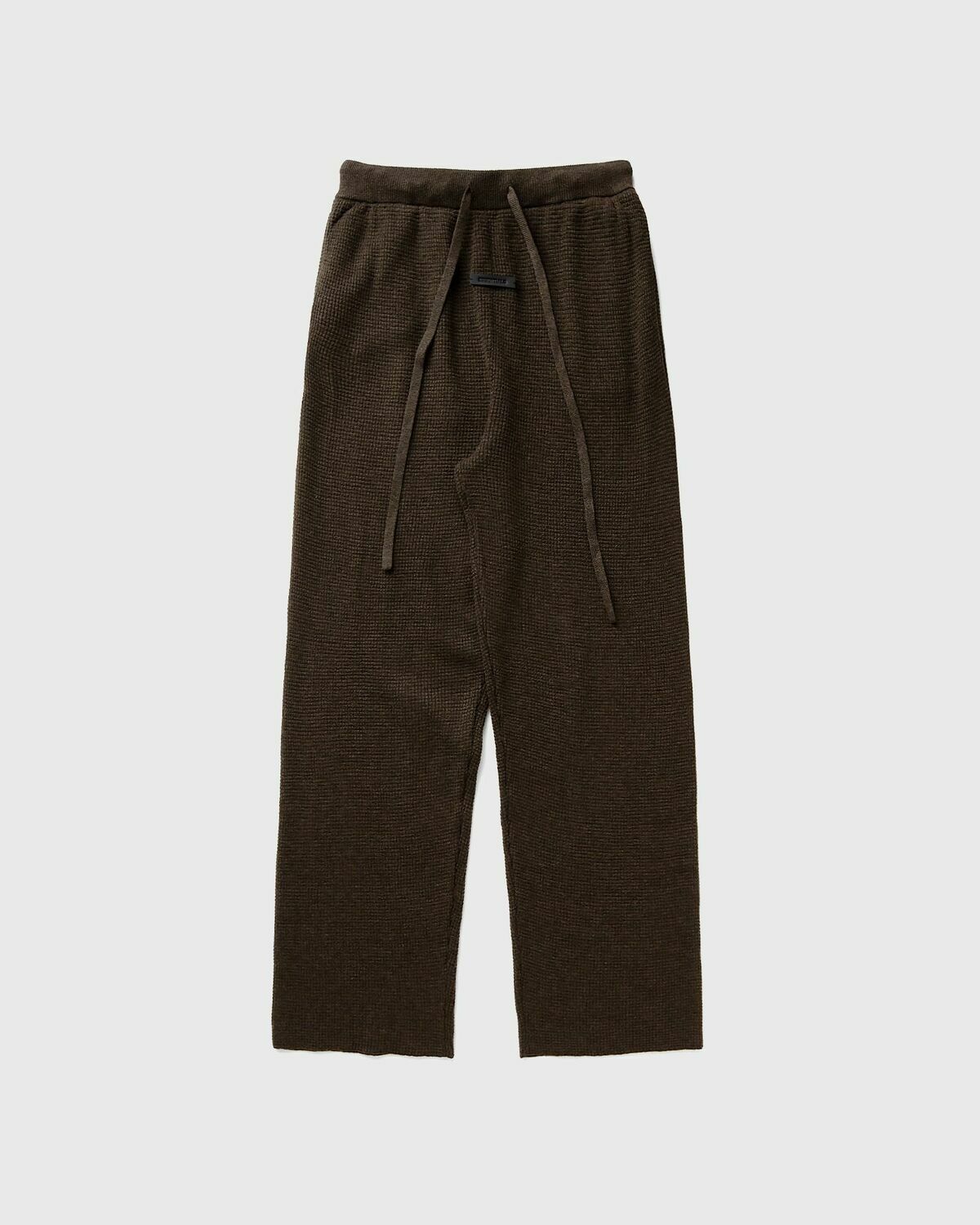 Fear of God Essentials WAFFLE RELAXED PANT Brown Womens Casual Pant ...