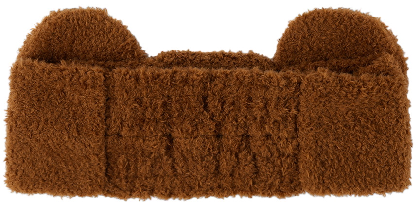 BAPE Kids Brown Baby Milo Bear Headband A Bathing Ape
