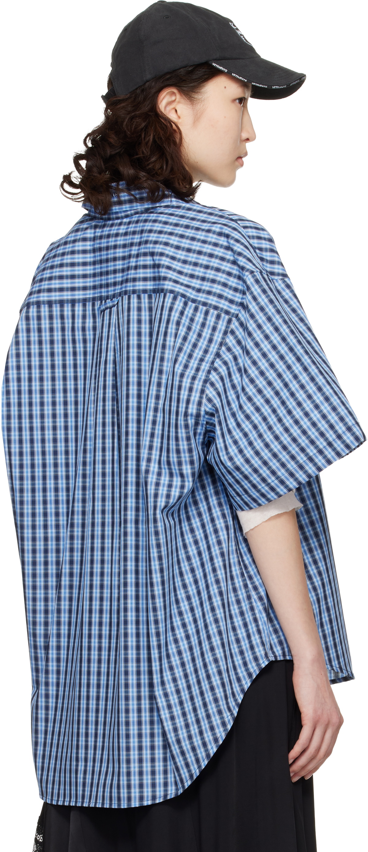 VETEMENTS Blue Short Sleeve Shirt Vetements