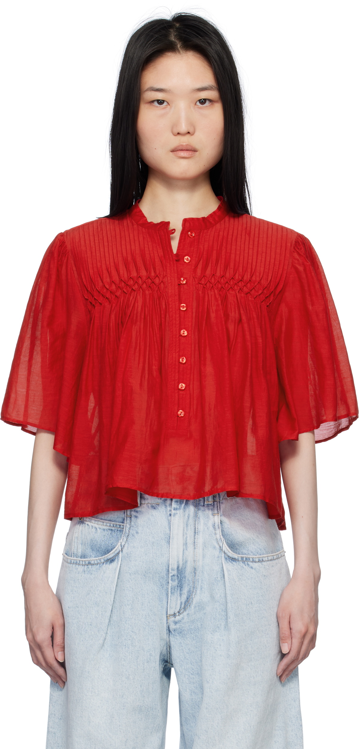 Isabel Marant Etoile Red Destiny Blouse Isabel Marant Etoile