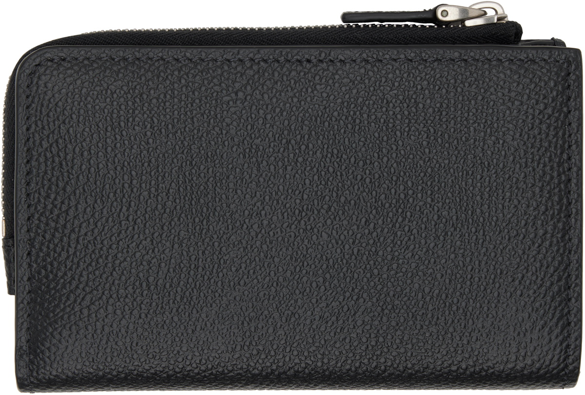 Valentino Garavani Black VLogo Signature Compact Wallet Valentino Garavani