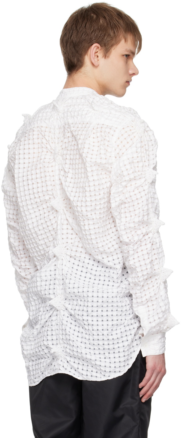Charles Jeffrey LOVERBOY White Spikey Shirt Charles Jeffrey Loverboy